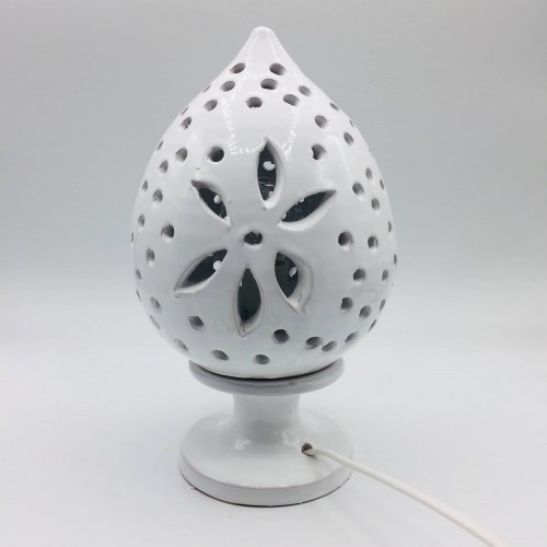 Lampada traforata pumo grande